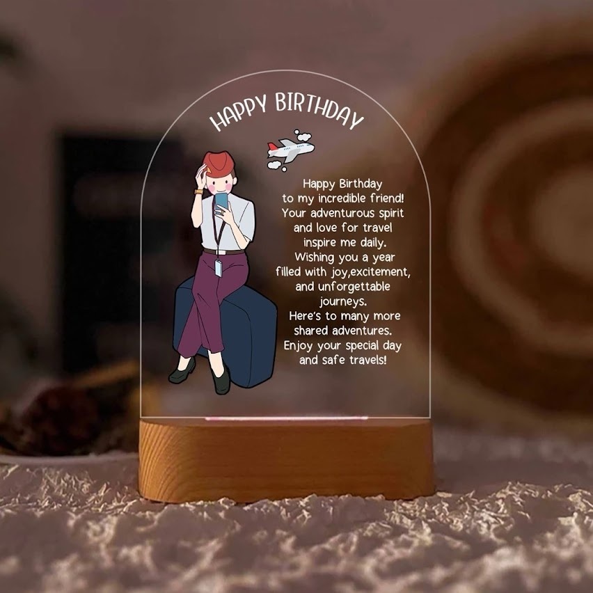 Happylife Personalized Flight Crew Diary Collection Custom Portrait ...