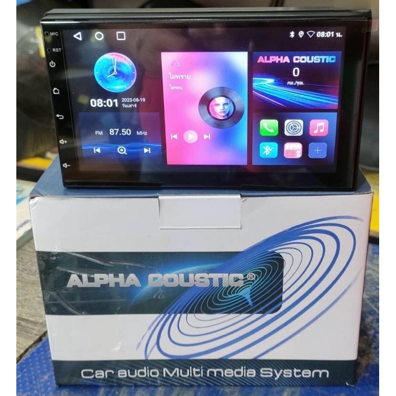 ขายจอแอนด รอย ด์ 7 นิ้ว ทั่วไปติดรถยนต์ ยี่ห้อ Alpha COUSTICรุ่น T5 (จอแก้ว) ไม่เล่นแผ่น ...