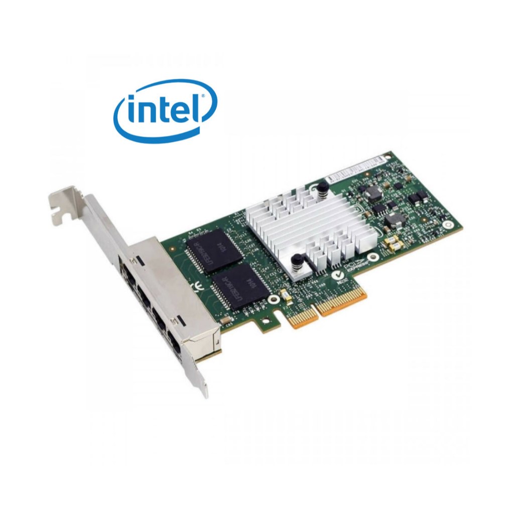 Lan Card 4 port Intel 1G Ethernet Quad Port 1GB Gigabit NIC | Shopee Thailand