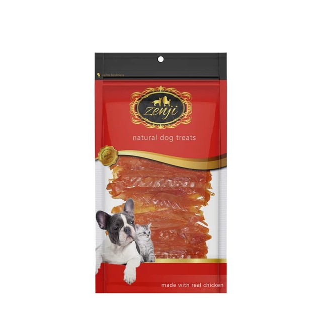 ขนมสุนัข Zenji (ZJ74) สันในไก่สไลด์นิ่ม สำหรับสัตว์เลี้ยง | Shopee Thailand