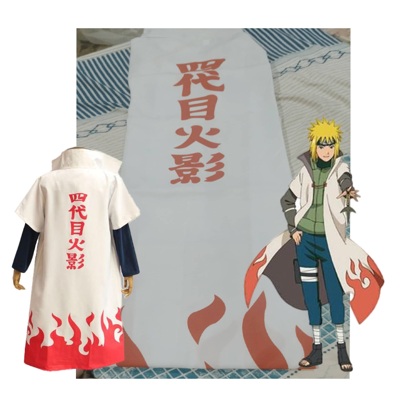 เสื้อคลุมคอสเพลย์ โฮคาเงะ รุ่นที่ 4 Cloak of Minato [Naruto] Size L ...