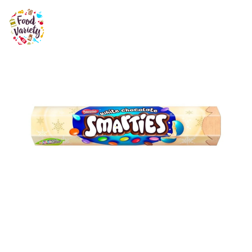 [BestBefore-30Jun2025] Nestlé Smarties White Chocolate Giant Tube 120g ...