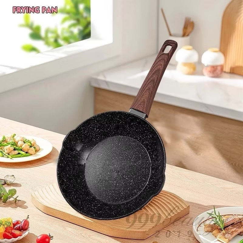 YP-387 กระทะเคลือบหินอ่อน 18 ซม เด็ก ไข่ หินอ่อน สามารถใช้เตา ...