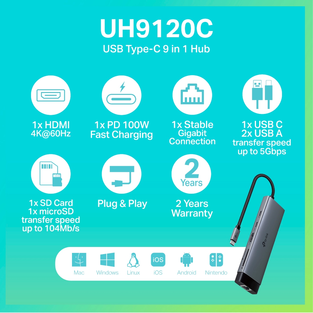 TP-Link UH9120C / UH7020C / UH6120C / UH5020C / UH3020C / UA520C ...