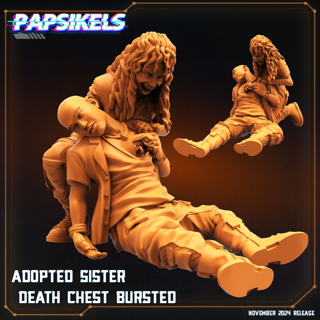 Adopted Sister Death Chest Bursted - Vs Humans - Humanoid Human ...