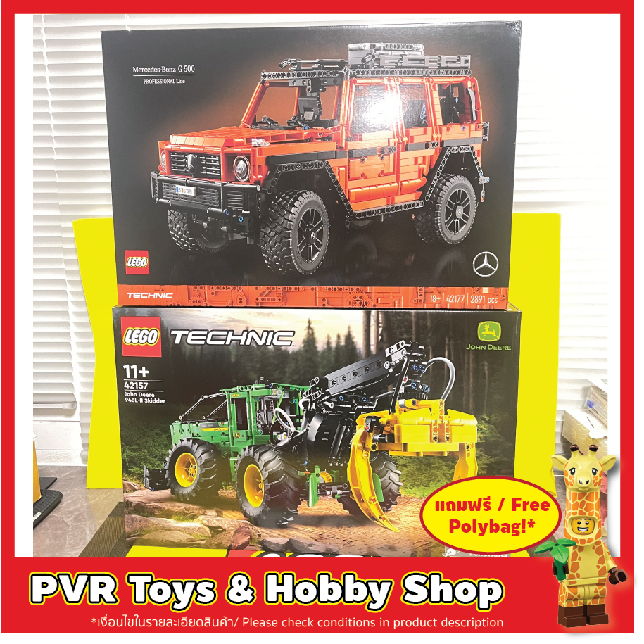 LEGO® 42157 42177 Technic John Deere 948L-II Skidder Mercedes-Benz G ...