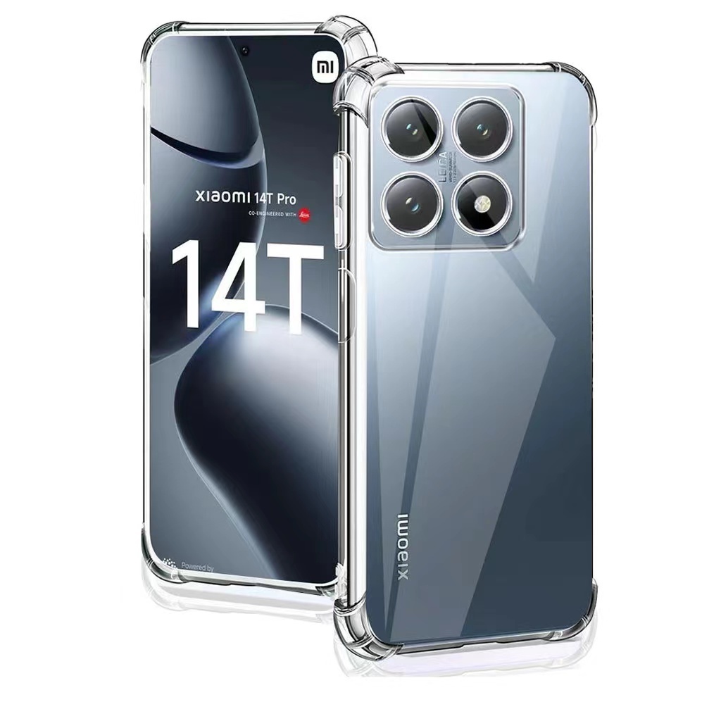 [ส่งจากไทย] เคสใส สำหรับ XIAOMI MI14T Pro Honor X6B Redmi 14C 13C 12C A3 A2Plus A1 9A/9C Note 10 ...