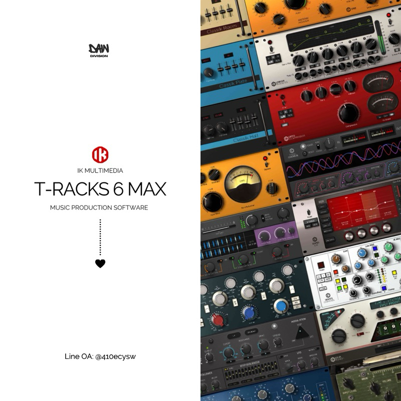 IK Multimedia T-RackS 6 MAX(Mac) รวมชุดปลั๊กอินสำหรับการใช้งานในระดับ ...
