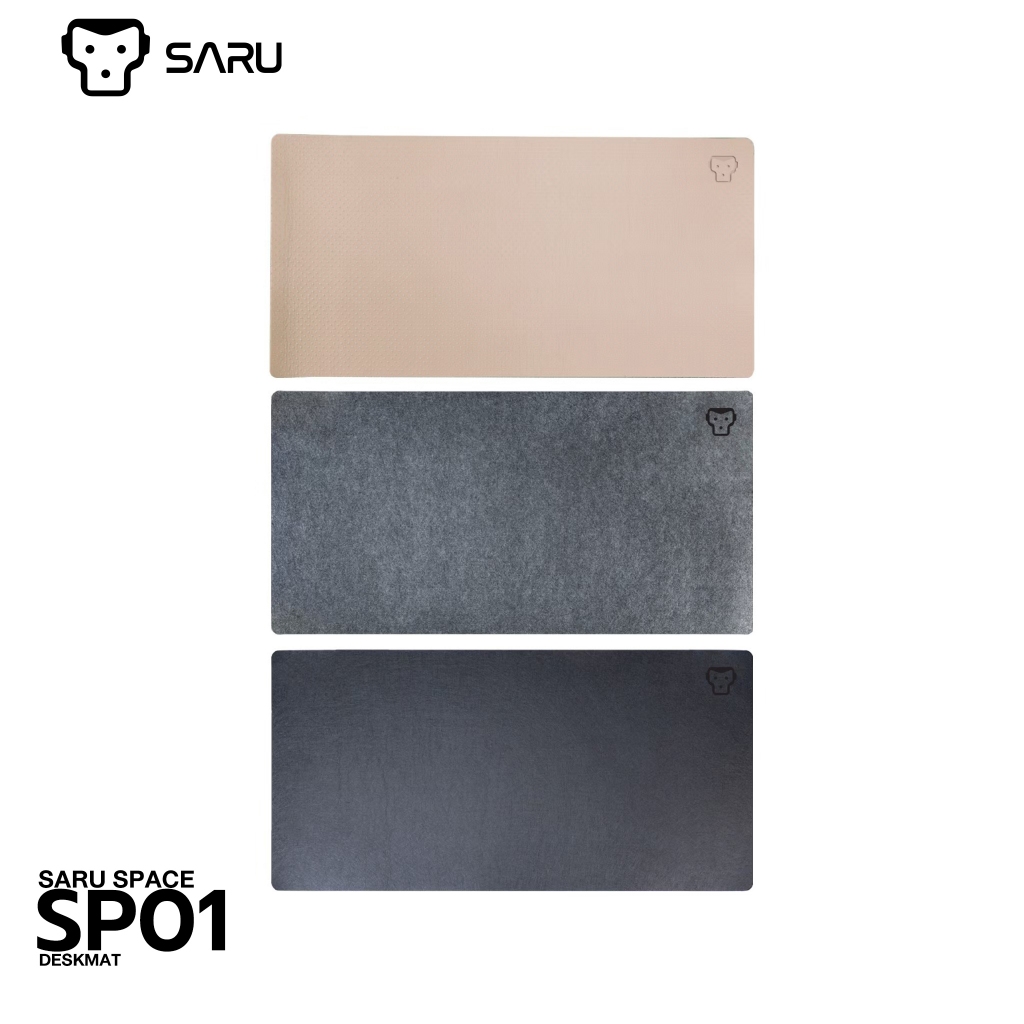 [สินค้ารับประกัน 15 วัน] SARU SPACE แผ่นรองเมาส์ Desk Mat SP01 ขนาด 80 x 40 cm. มี 3 สีให้เลือก ...