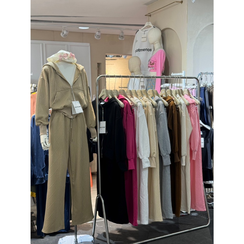 P819 ชุดเซ็ท2ชิ้น เสื้อคลุม แจ๊คเก็ตแขนยาว กางเกงวอร์มขายาว ชุดกันหนาว ...
