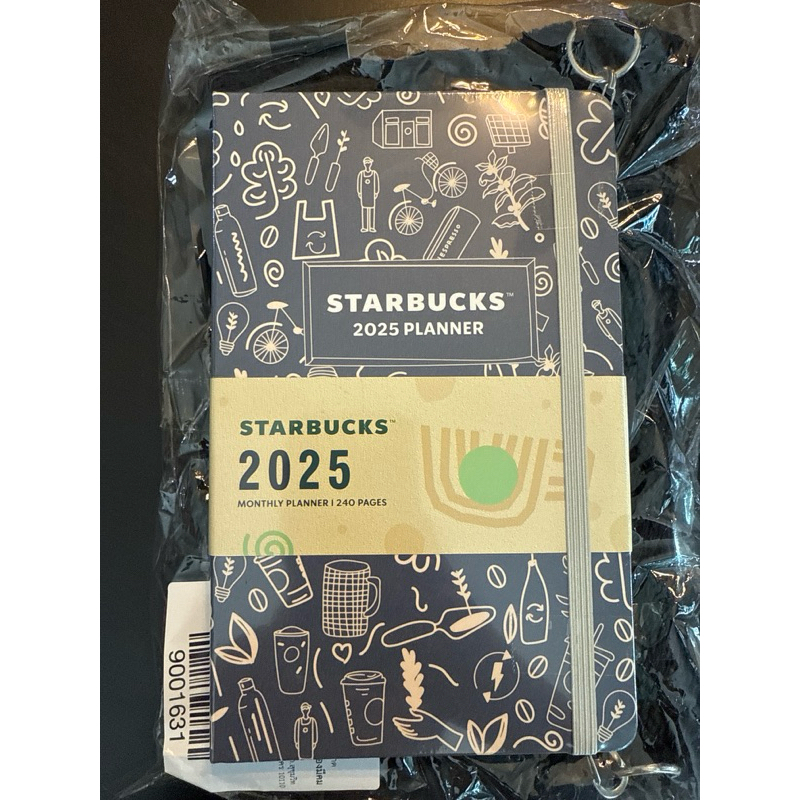 SEALED Starbucks 2025 Diary Planner พร้อมกระเป๋าสีดำ | Shopee Thailand