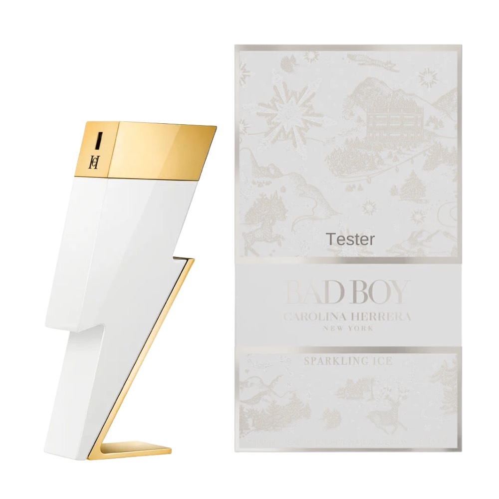 ร้านเฮีย น้ำหอม Carolina Herrera Bad Boy Sparkling Ice EDT 100ml Tester ...