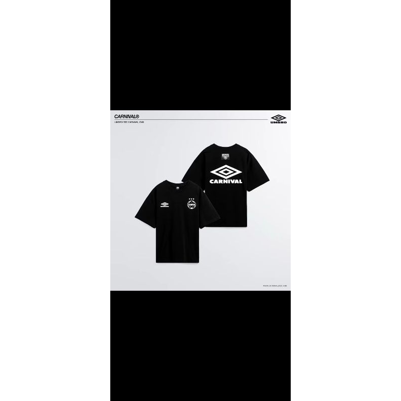 umbro x carnival m tee carnival ovs bk (xl) | Shopee Thailand