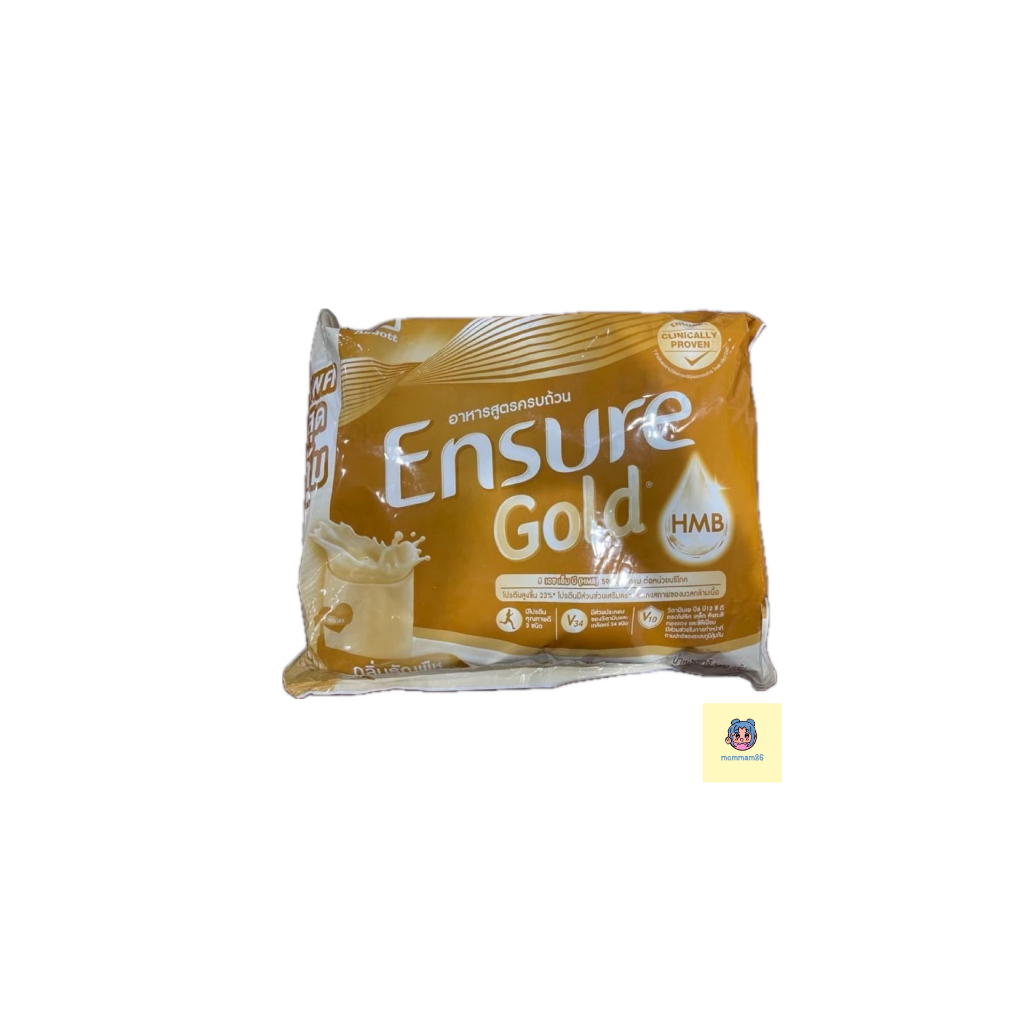 นม Ensure Gold เอนชัวร์ โกลด์ กลิ่นธัญพืช แบบถุงเติม 2,220g Ensure Gold Wheat Sachet 2,220g ...