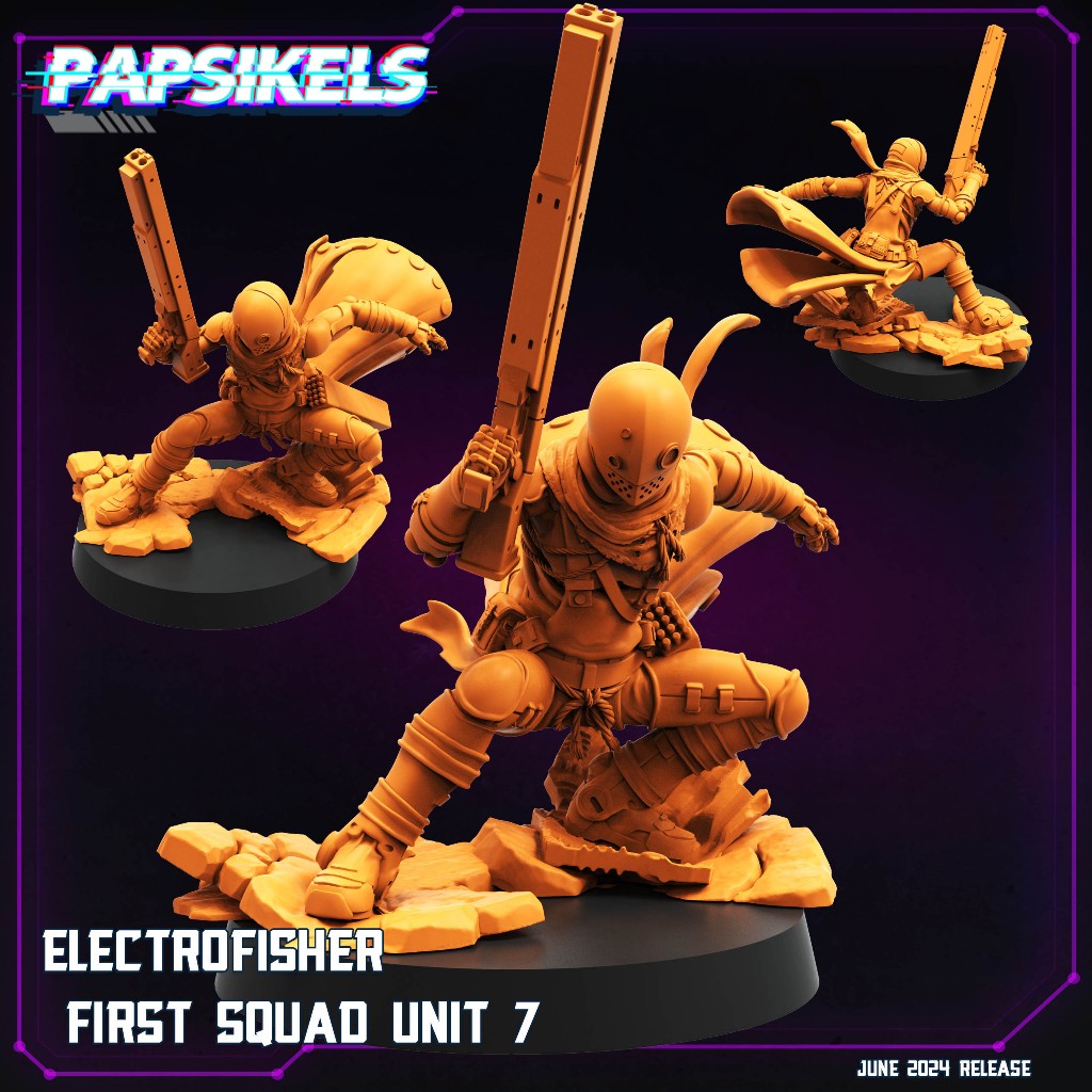 Electrofisher First Squad Unit [7] - Blame - Humanoid Human / 32mm ...