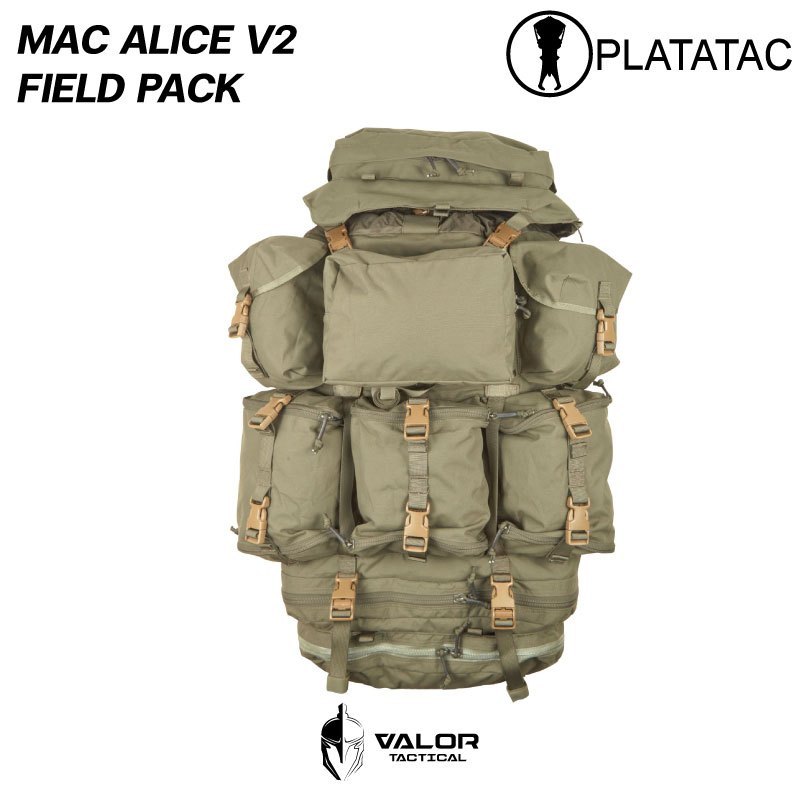 PLATATAC - MAC ALICE V2 Field Pack กระเป๋าสะพายหลัง เป่สะพาย เดินทาง ...