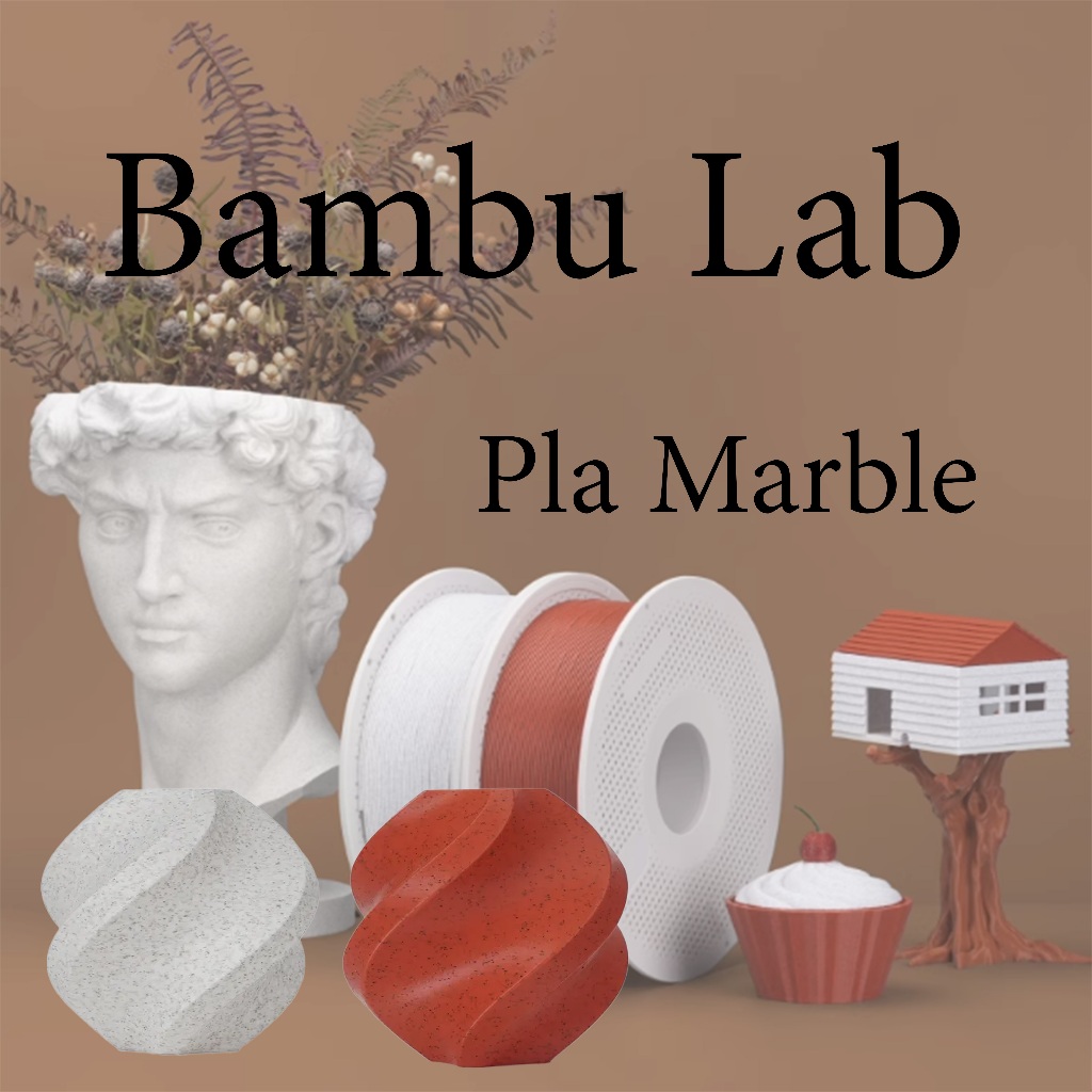 Bambu lab PLA Marble ลายหินอ่อน พื้นผิวคล้ายหินธรรมชาติ รองรับ AMS และ ...