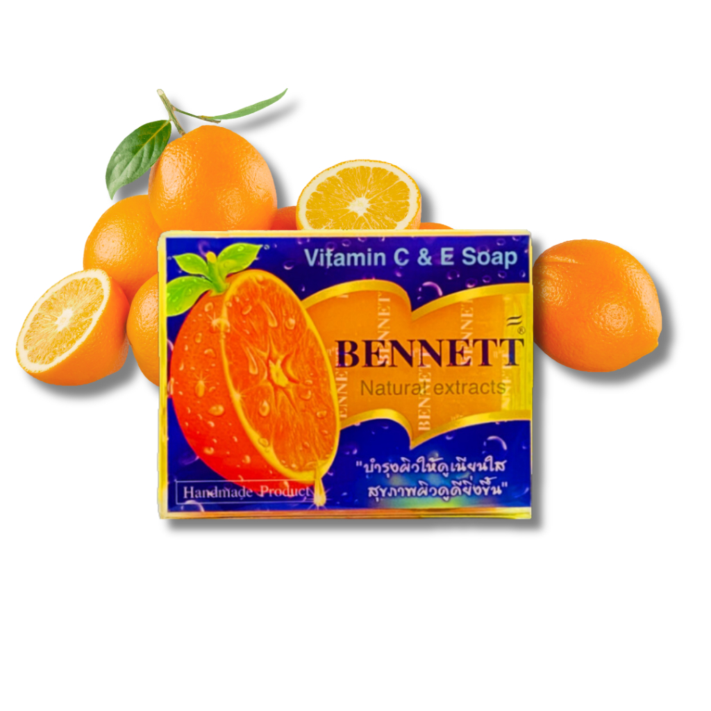 สบู่เบนเนท ก้อน 130 กรัม Bennett Soap vitamin C&E | Shopee Thailand