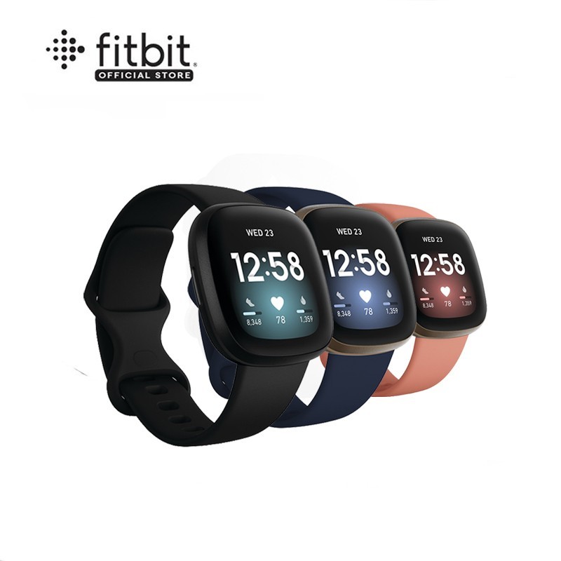 Fitbit Versa 3 Special Edition Health and Fitness Smartwatch Sports ...