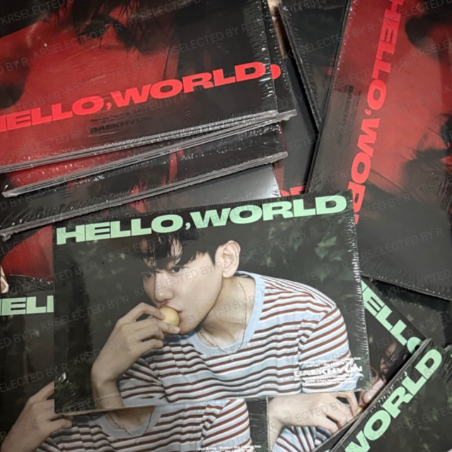 พร้อมส่ง NEW อัลบั้ม BAEKHYUN The 4th Mini Album 'Hello, World' | Shopee Thailand