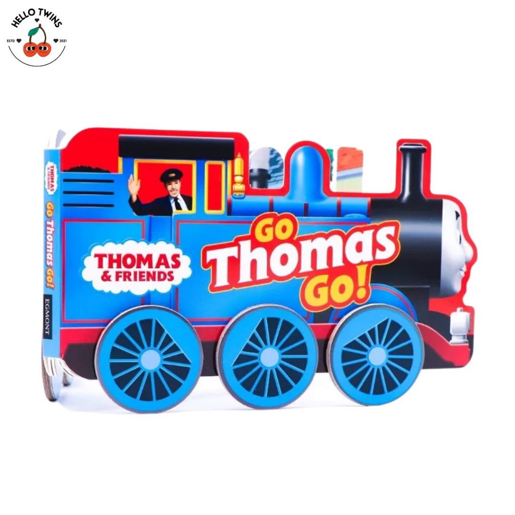 พร้อมส่ง Thomas & Friends Go Thomas Go Wheel Board Book หนังสือเด็กภาษา ...