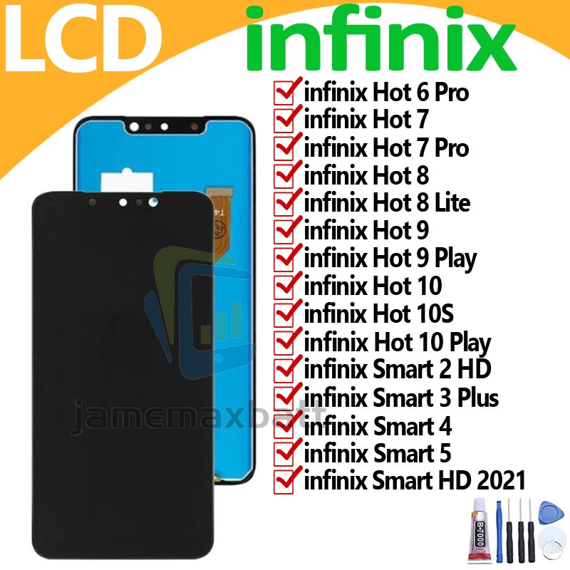 หน้าจอ LCD infinix ทุกรุ่น Hot 9 Play/Hot 8/8Lite/Hot 10Play/10S/7/7Pro ...