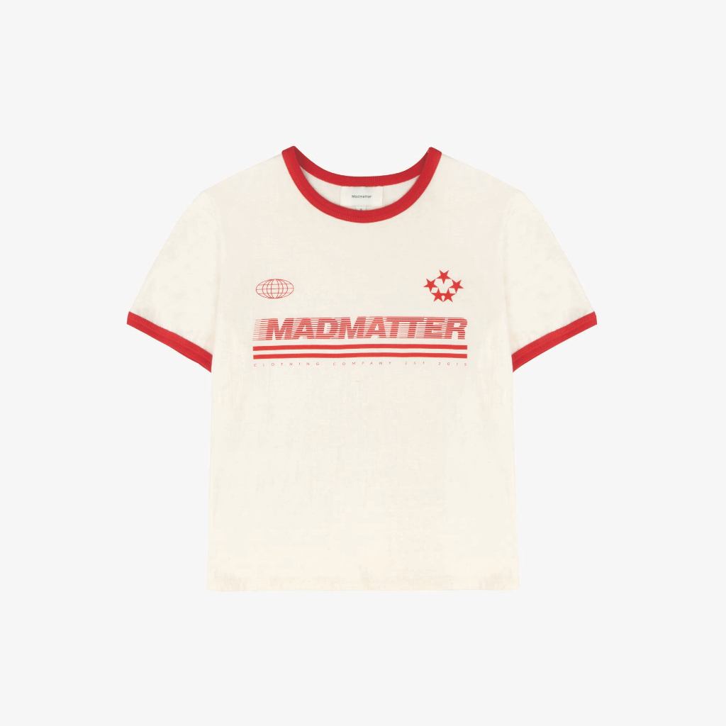 Madmatter - Sport Ringer Tee (Natural/Blue Pre-Order 30Days) | Shopee ...