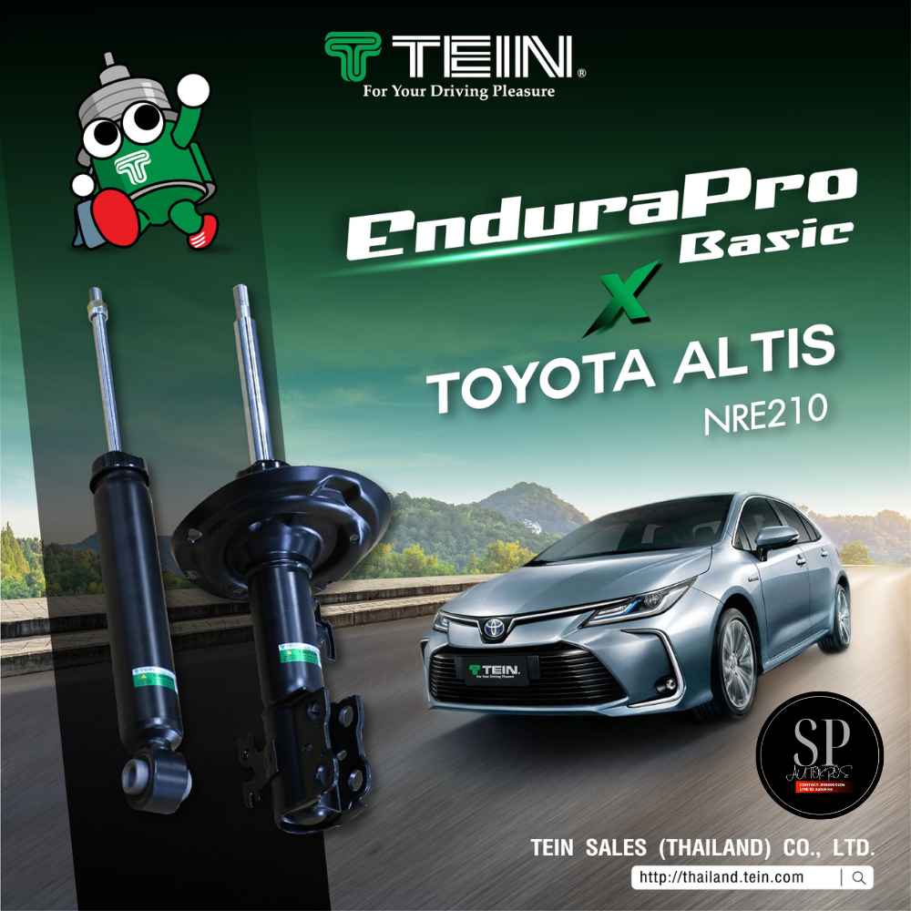 TEIN ENDURAPRO BASIC โช้คอัพ ALTIS NRE210 '19- คู่หน้า คู่หลัง | Shopee Thailand