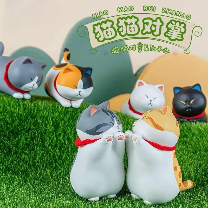 ลิขสิทธิ์แท้ Cat Mao Mao Dui Zhanag แมว ทาสแมว เหมียวหัวแม่เหล็ก ถอดหัว ...