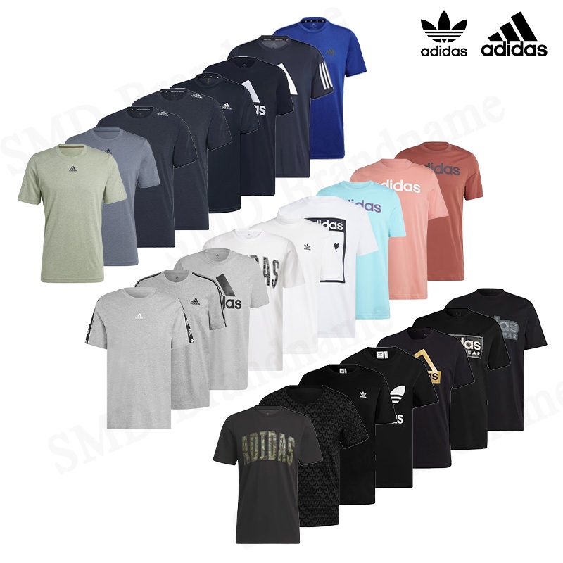 Adidas เสื้อยืด เสื้อคอกลมสำหรับผู้ชายผู้หญิง สินค้าจากชอป สินค้าแท้ ...