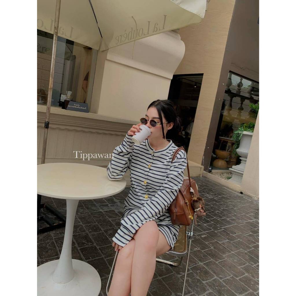 TIPPAWAN Setนี้เรยจ้าคาร์ดิแกนกระดุมหน้าตัวยาว ผ้าโครตดีบอกเรย มาพร้อมกางเกงขาสั้น ใส่เข้ากัน ...