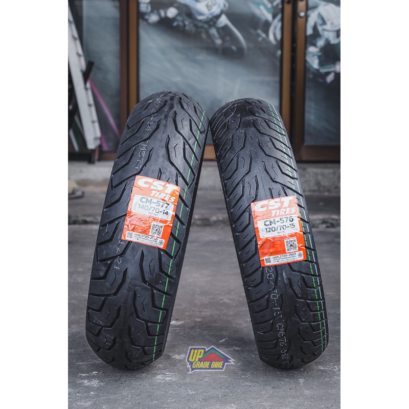 ยาง CST CM-576/577 ใส่ XMAX / FORZA300-350 / ADV350 / ZONTES ไซส์เดิม ...