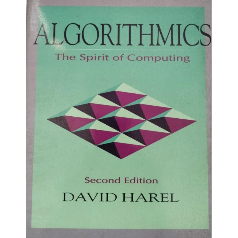 Algorithmics The Spirit of Computing David Harel หนังสือภาษาอังกฤษ ...