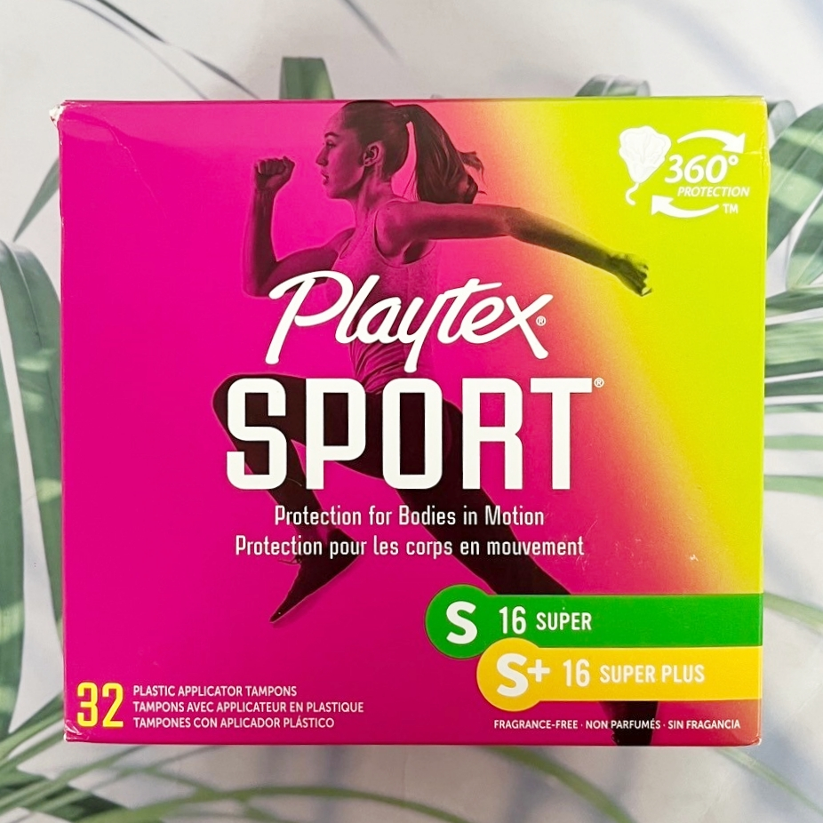 (Playtex®) Sport Tampons 16 Super and 16 Super Plus 32 Count ผ้าอนามัย ...