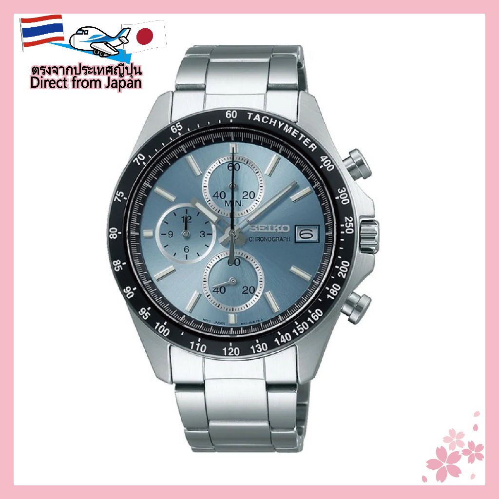 Seiko Selection Spirit 8T Chrono SBTR029 นาฬิกาควอตซ์โครโนกราฟสำหรับ ...