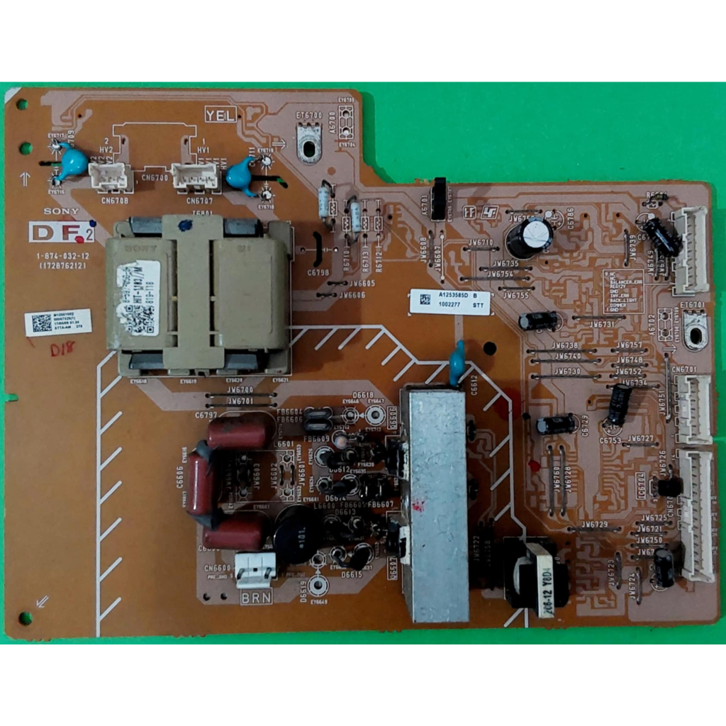 POWER SUPPLY SONY พาร์ท 1-874-032-12 ใช้กับรุ่น KDL-46WL135 DF2 ของถอด ...