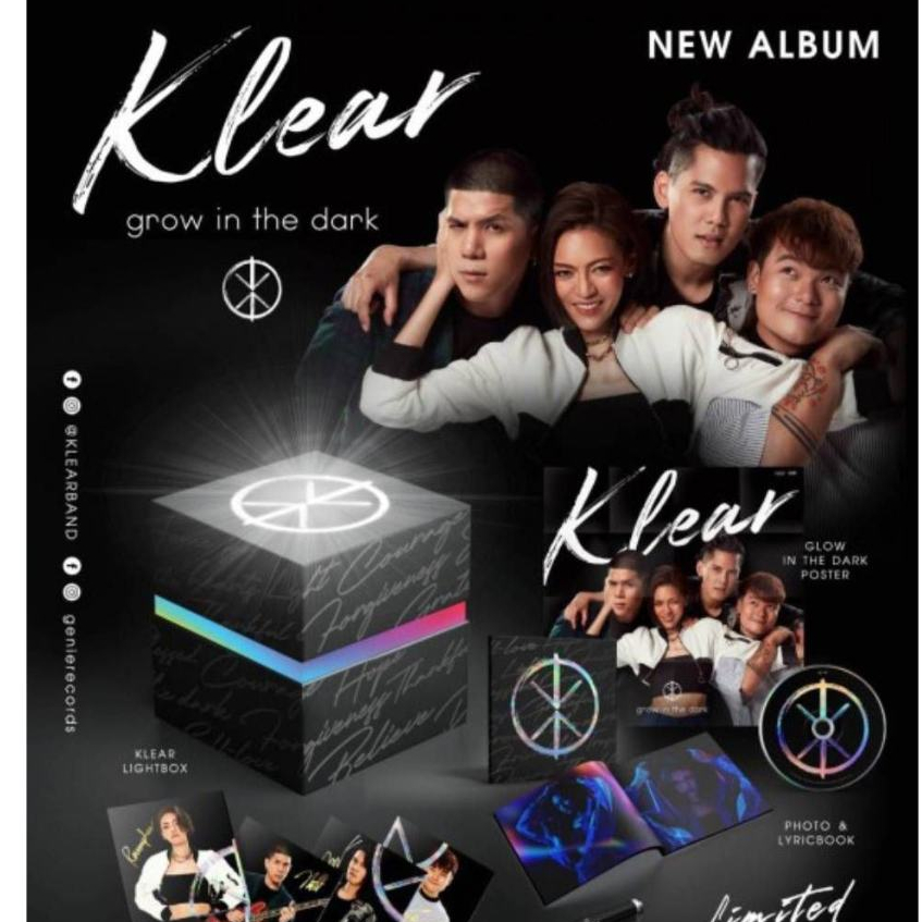 CD BOXSET KLEAR Album Grow in the Dark มือ1ซีลปิด | Shopee Thailand