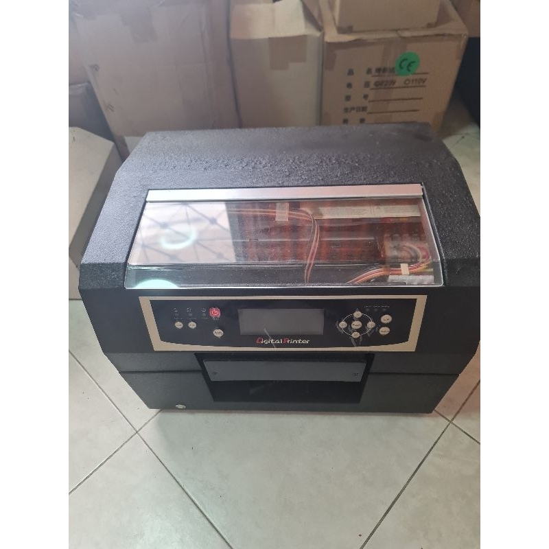 ideecraft มือสอง บอดี้เครื่องพิมพ์ หมึก sovent แบบ flat A4 หัวพิมพ์ R230 ใช้งานไม่ได้แห้งนานแล้ว ...