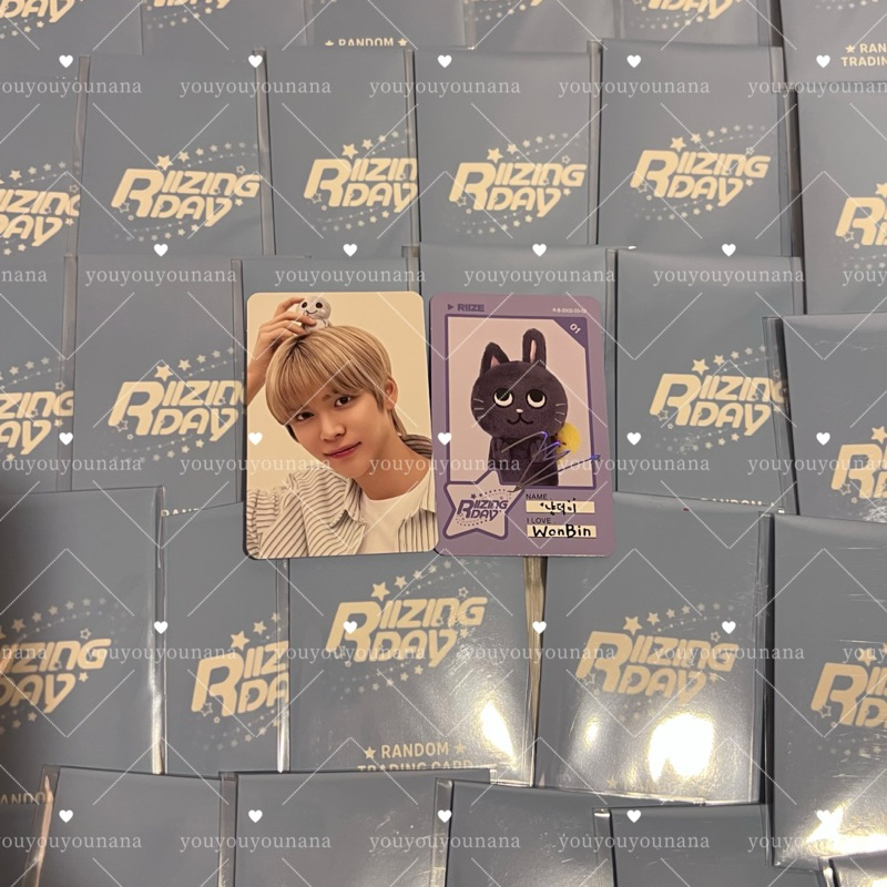 พร้อมส่ง RIIZE RANDOM TRADING CARD - RIIZING DAY FINAL | Shopee Thailand