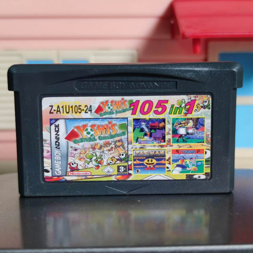 GBA ตลับรวมเกม 105 in 1 [bootleg] Mario Yoshi ที่เหลือ เป็นเกม Famicom ...