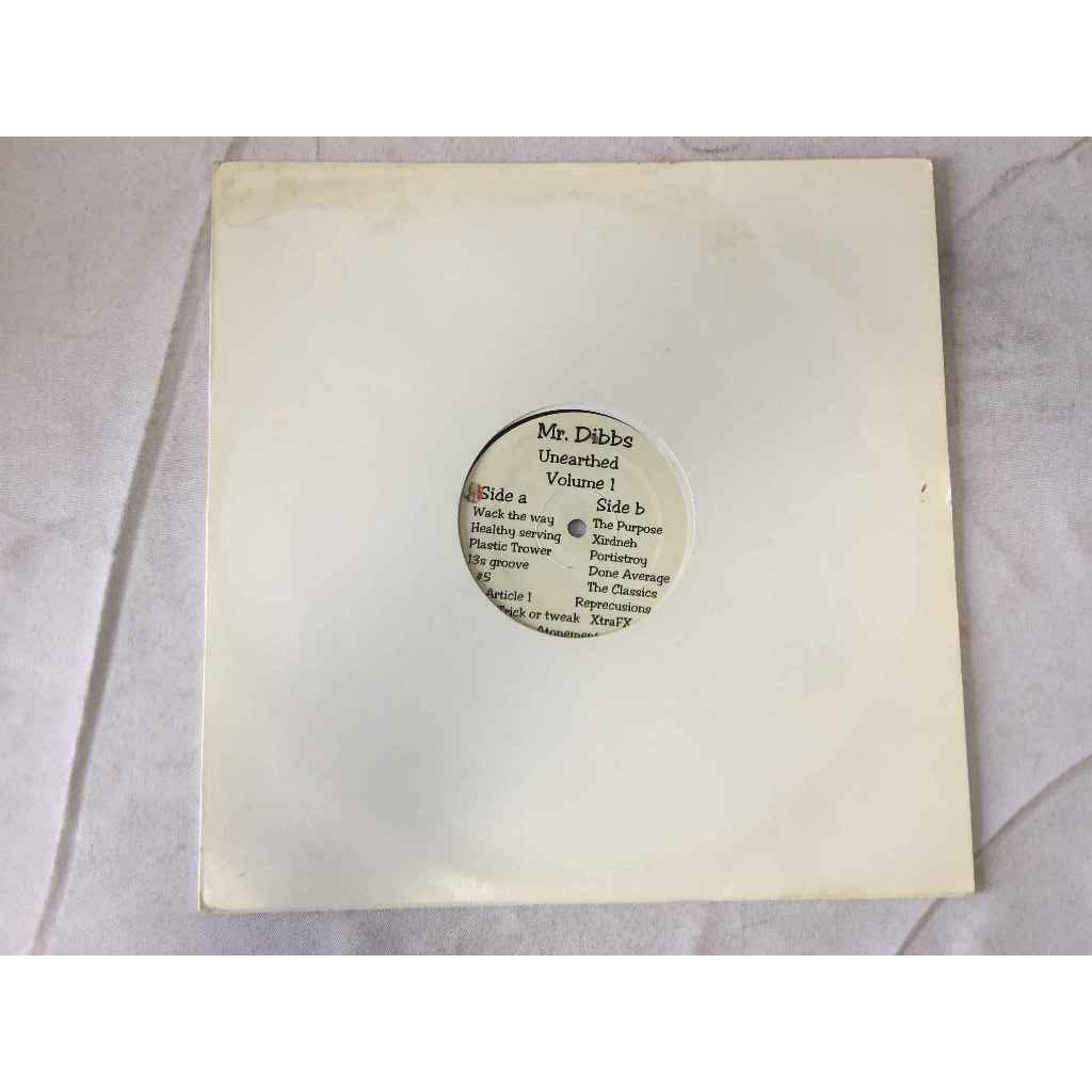 Mr. Dibbs – Unearthed Vol.1 ขนาด 12 นิ้ว LP A78 | Shopee Thailand