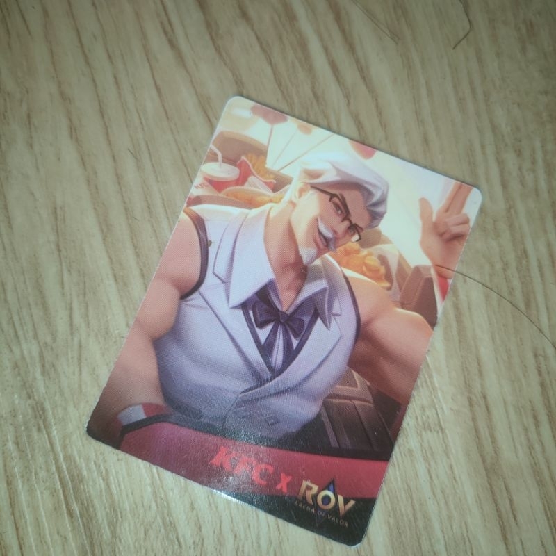 [🚨LIMITED หาไม่ได้แล้ว] Card Rov x KFC Omar🍗 จากชุดไก่ทอด | Shopee Thailand