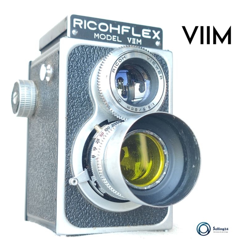 กล้องฟิล์ม TLR ยี่ห้อ RICOHFLEX Model VIIMANASTIGMAT 8cm F3.5 | Shopee ...