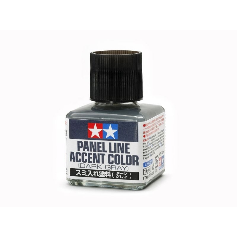 Tamiya Panel Line Accent Color (Dark Grey) 40ml น้ำยาตัดเส้นทามิย่า สี ...