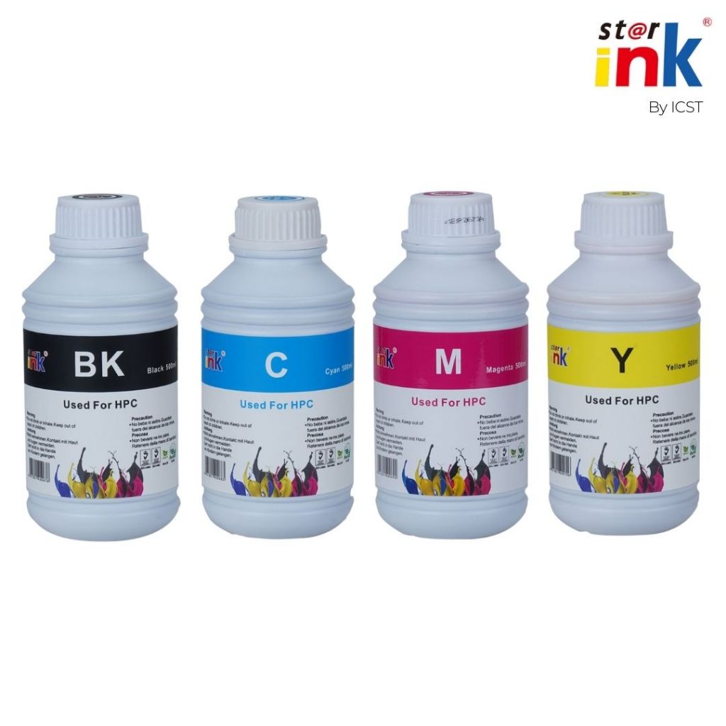 StarInk หมึกเติม H Universal Dye ink สำหรับเครื่องปริ้น HP, 500ml ...