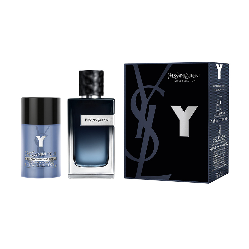 SET YSL Y EDP Travel Selection 100 ML + Deodorant Stick 75 g. กล่องซีล ...