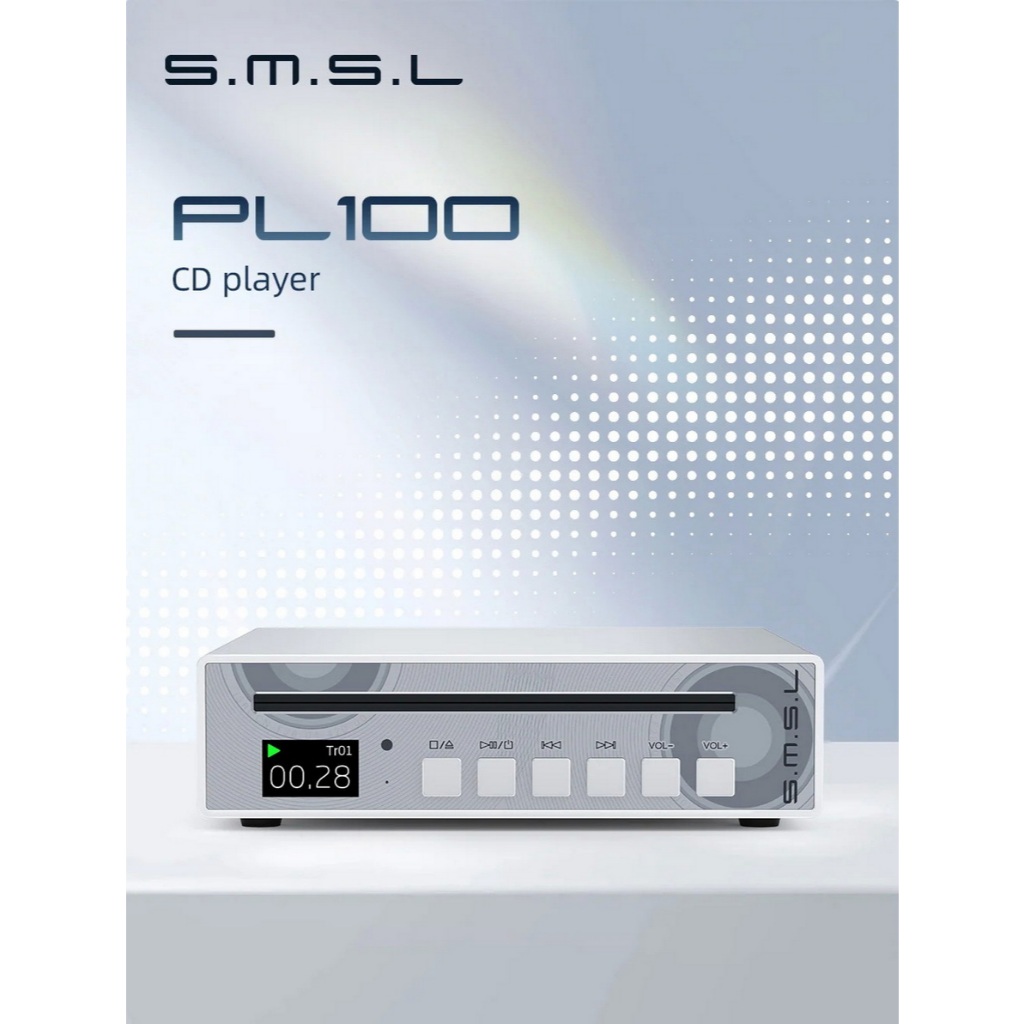 [ประกันศูนย์ไทย] SMSL PL100 เครื่องเล่น CD พร้อมชิปถอดรหัส CS43131 ...