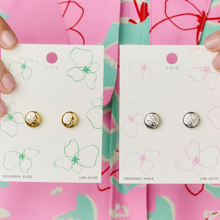 YVIS Frosted Garden Earring | Shopee Thailand