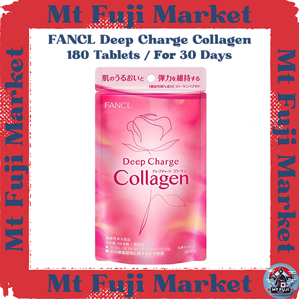 FANCL Deep Charge Collagen / 180 tablets for 30 days【Direct from Japan ...