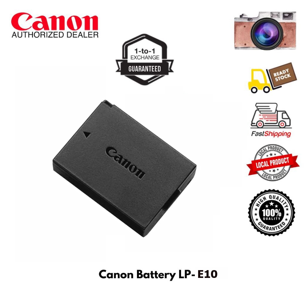 ของแท้ Canon LP-E10 Li-Ion Battery สำหรับกล้อง EOS 1100D, EOS 1200D ...